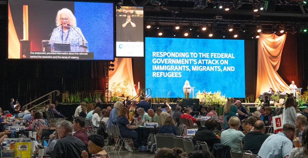 General Synod Reaffirms Commitment to Justice: Voting in favor of ...